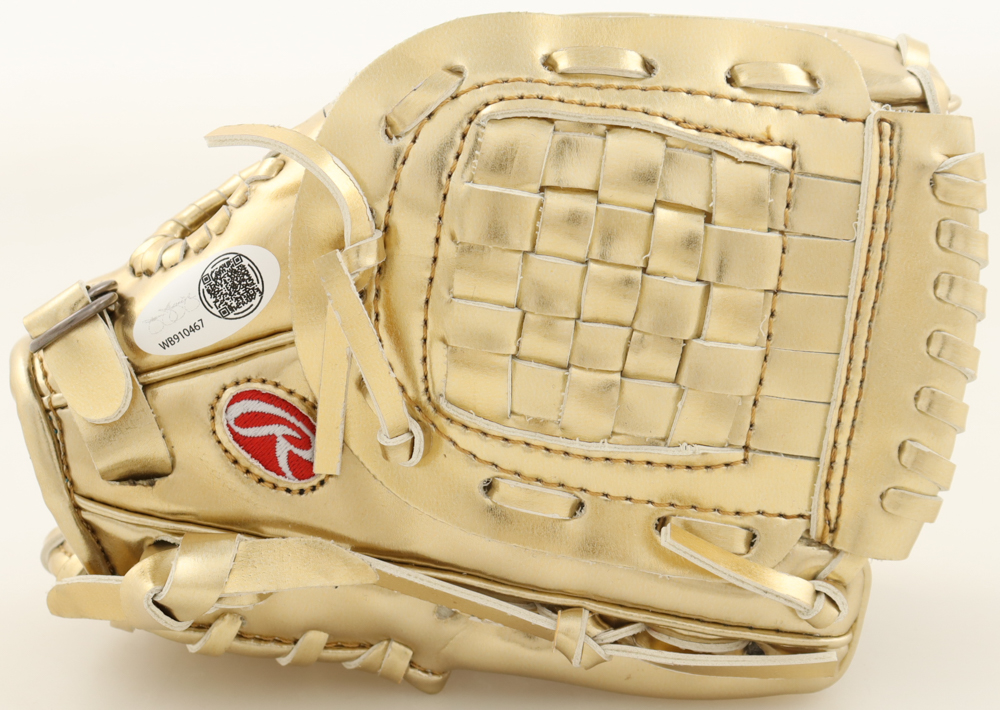 Nolan Arenado Signed Rawlings Mini Golden Glove With Display Stand (JSA ...