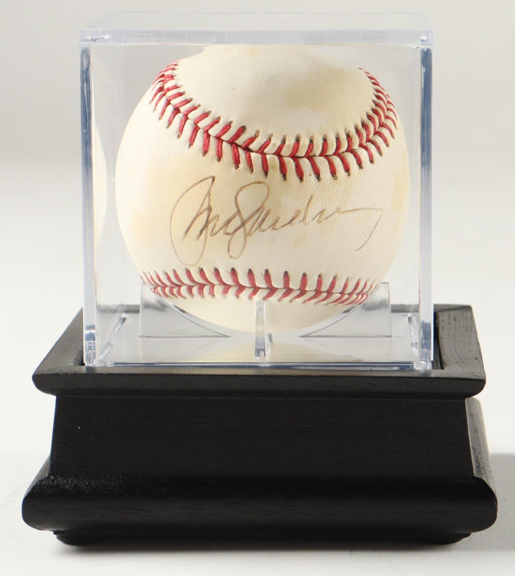 Ryne Sandberg Signed ONL Baseball with Display Case (PSA) | Pristine ...