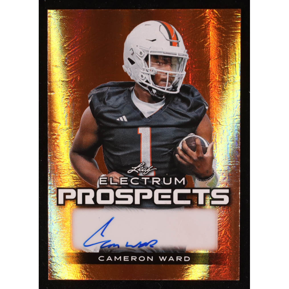 Cameron Ward 2024 Leaf Electrum Prospects Autographs Bronze #PACW2 RC ...