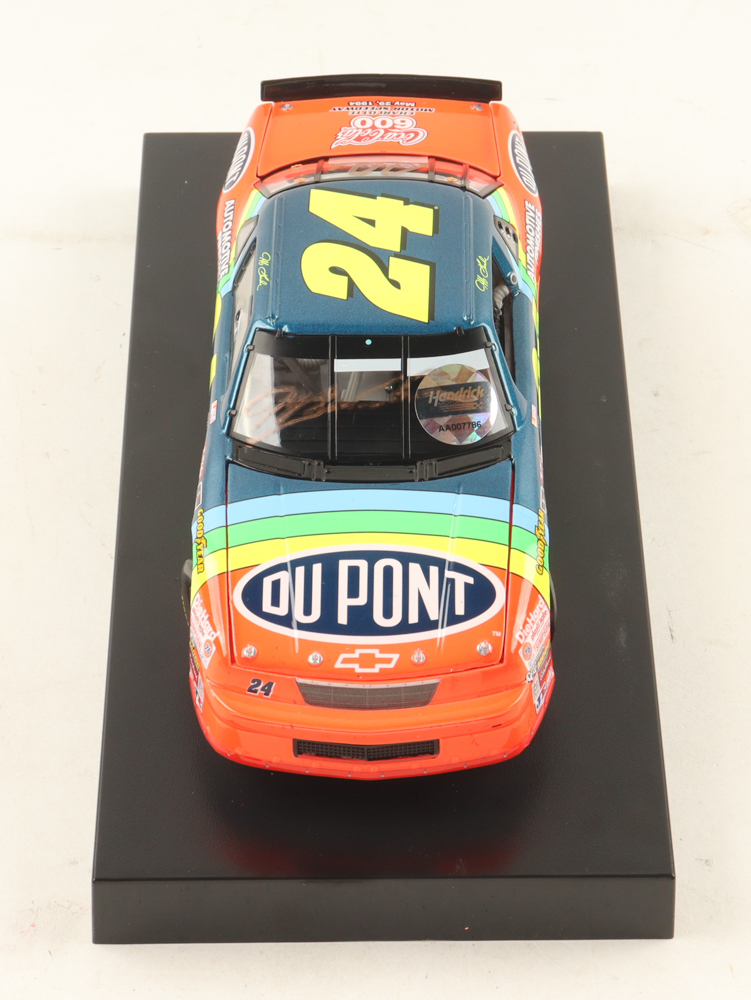 Jeff Gordon & Ray Evernham Signed LE NASCAR #24 Dupont 1994 Charlotte ...