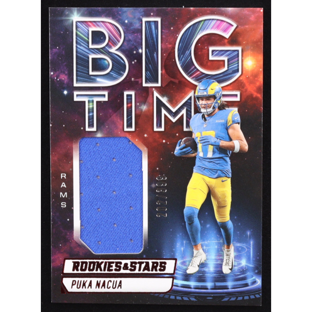 Puka Nacua 2024 Rookies and Stars Big Time Materials #13 #202/399 ...