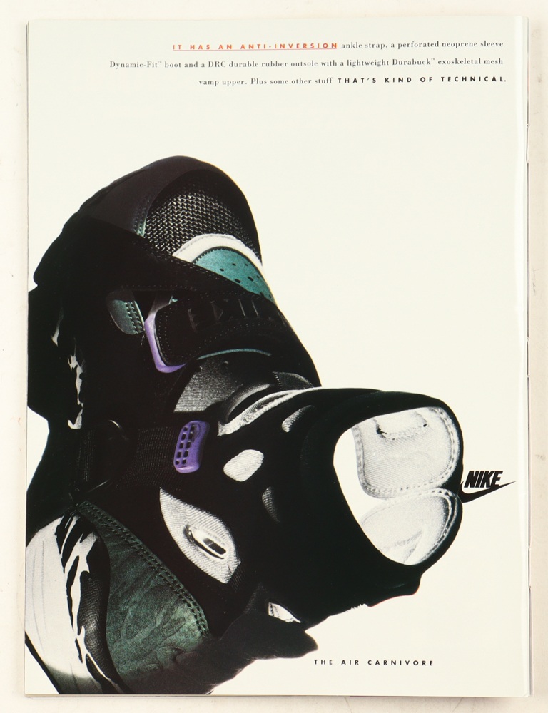 1993 NBA Inside Stuff Magazine with Fleer Card Sheet Attached ...