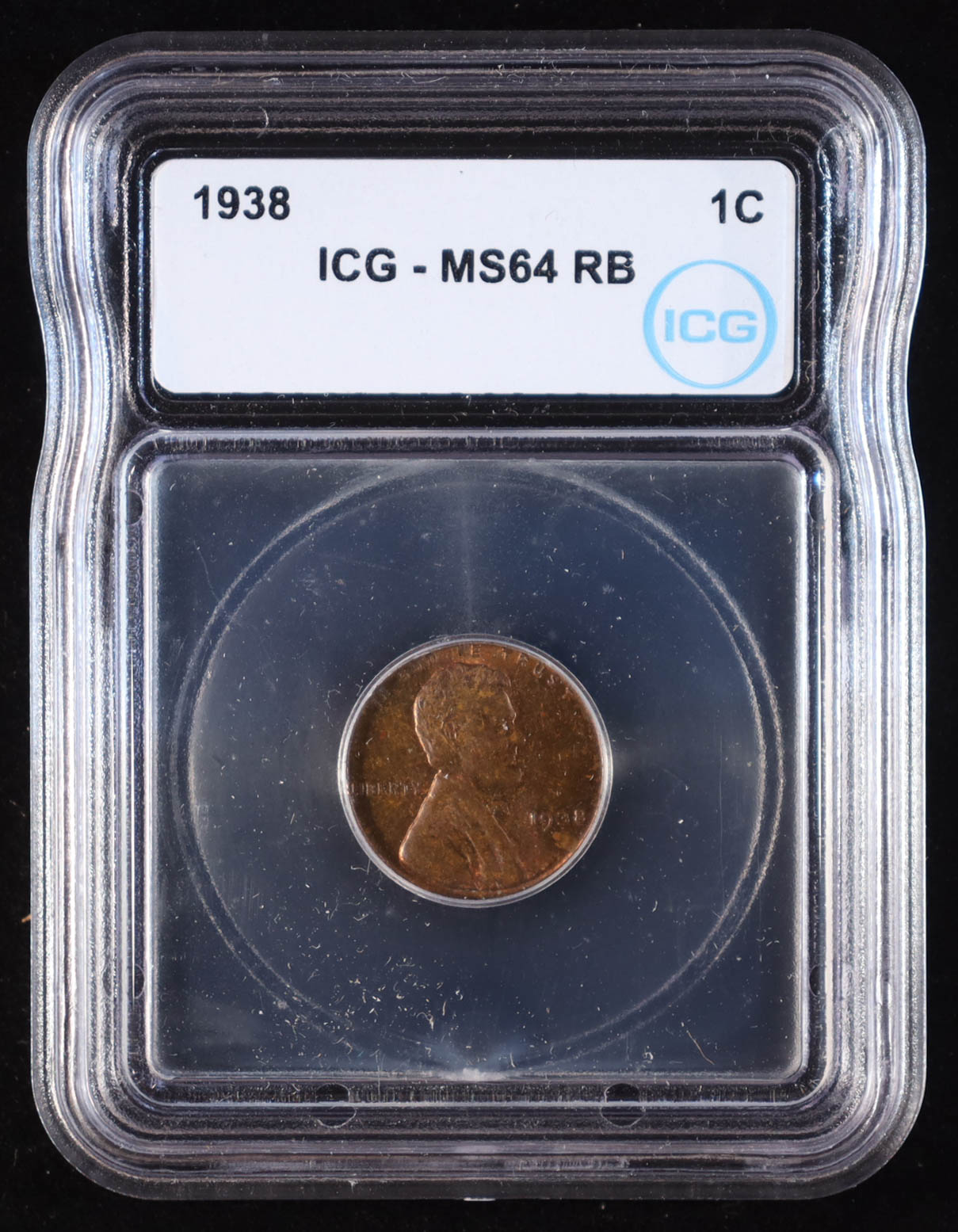 1938 Lincoln Wheat Penny (ICG MS64 RB) | Pristine Auction