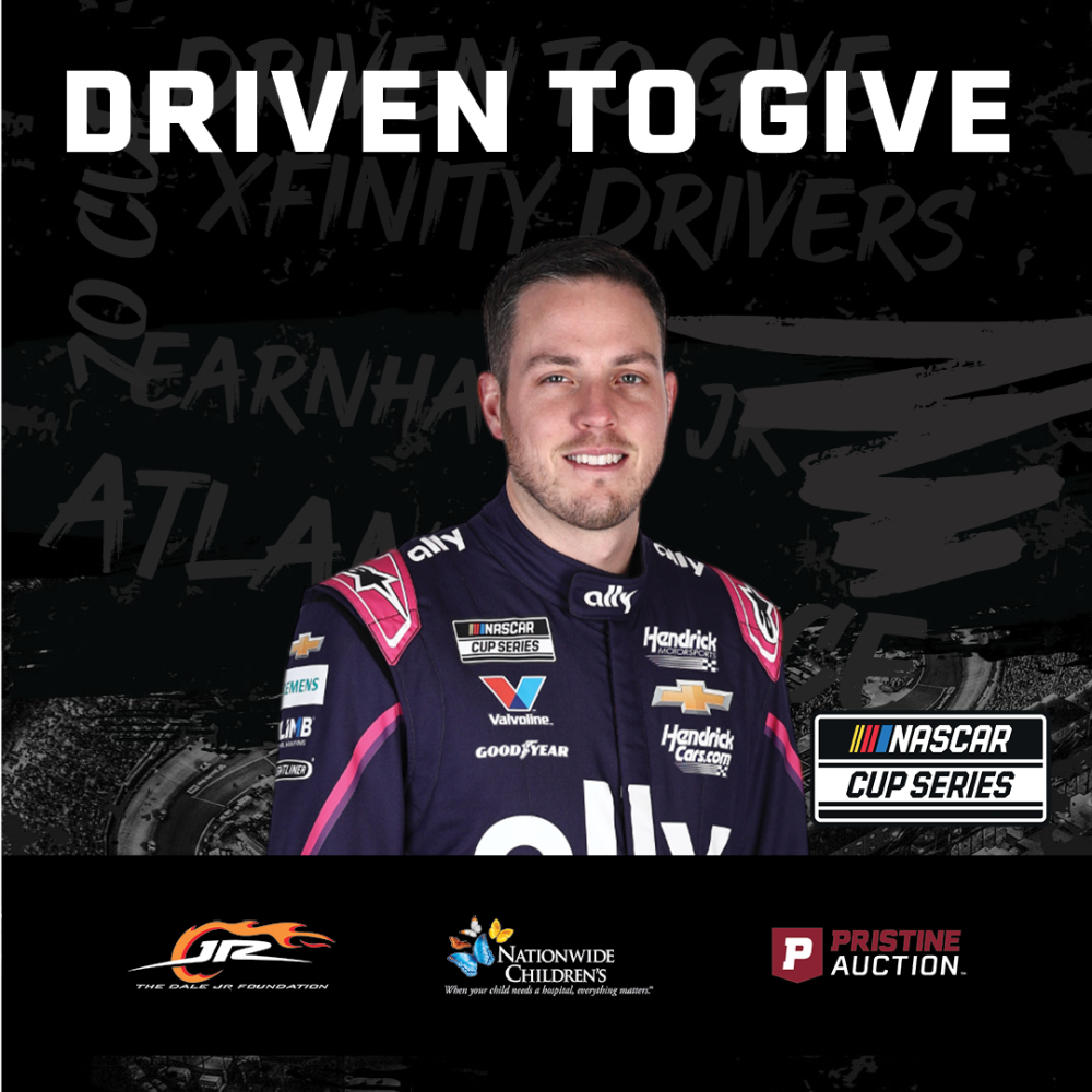 Alex Bowman 2025 Race-Worn, Autographed Driven to Give Gloves in ...
