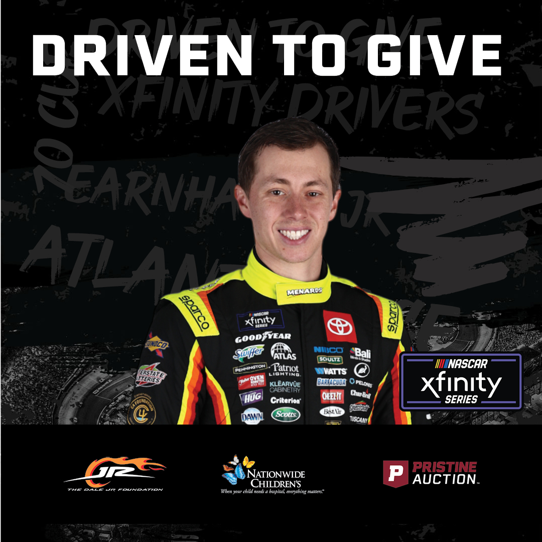 Brandon Jones 2025 Race-Worn, Autographed Driven to Give Gloves in ...