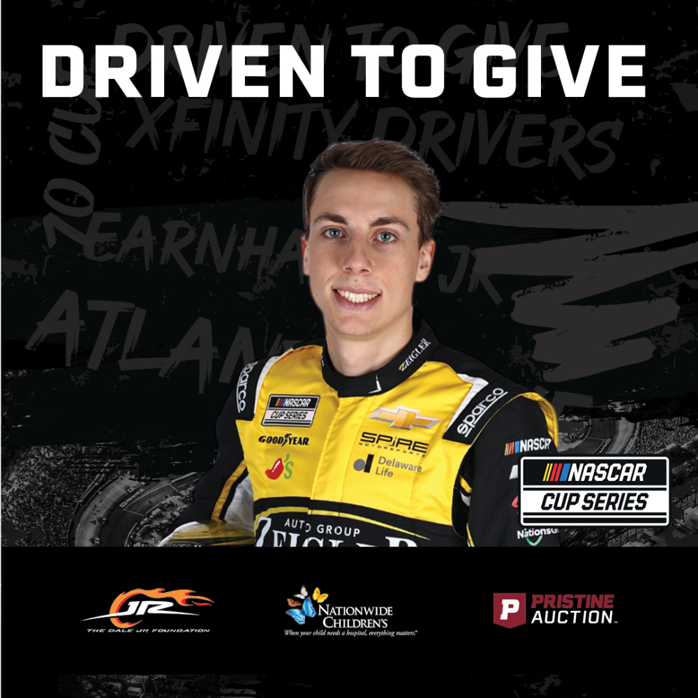 Carson Hocevar 2025 Race-Worn, Autographed Driven to Give Gloves in ...