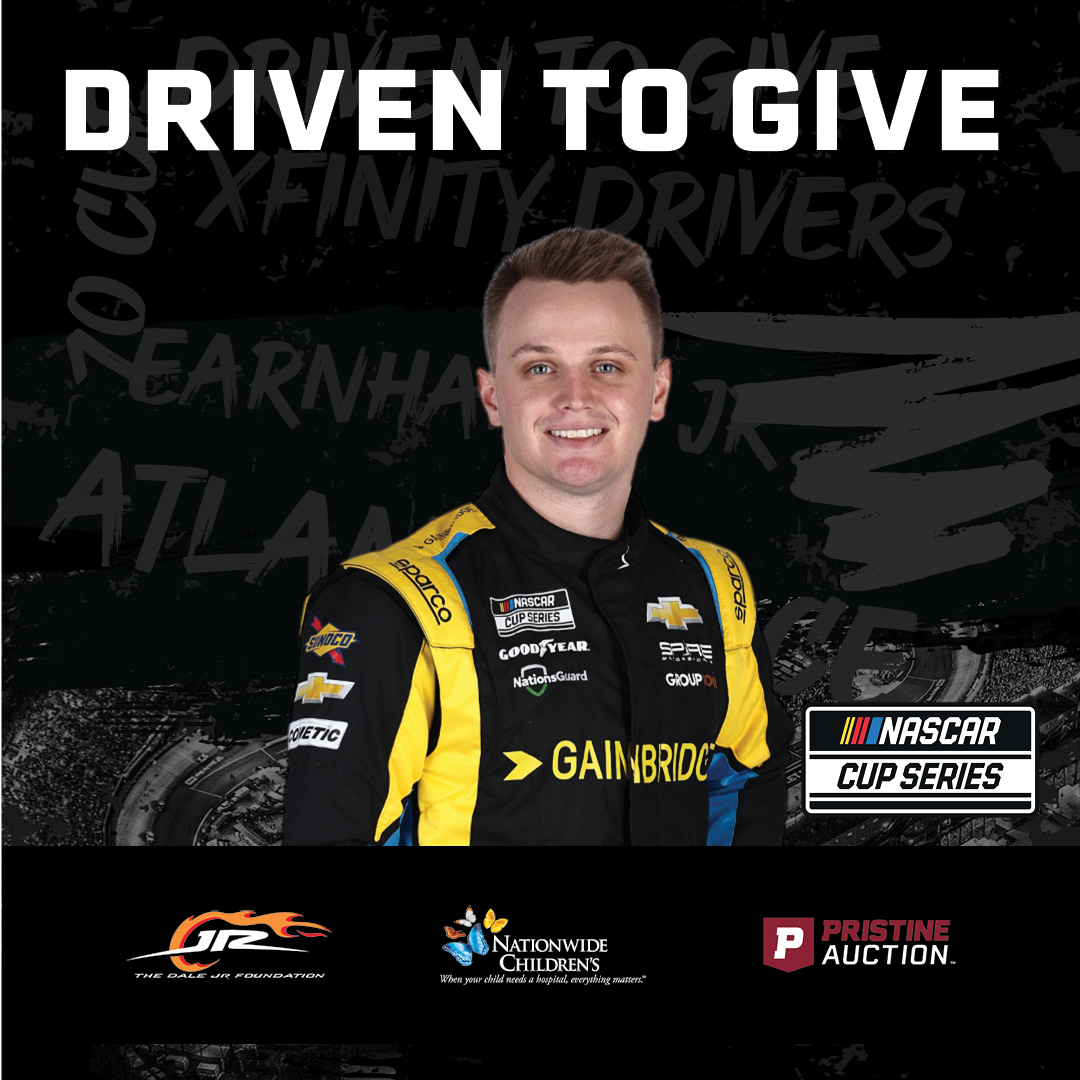 Justin Haley 2025 Race-Worn, Autographed Driven to Give Gloves in ...