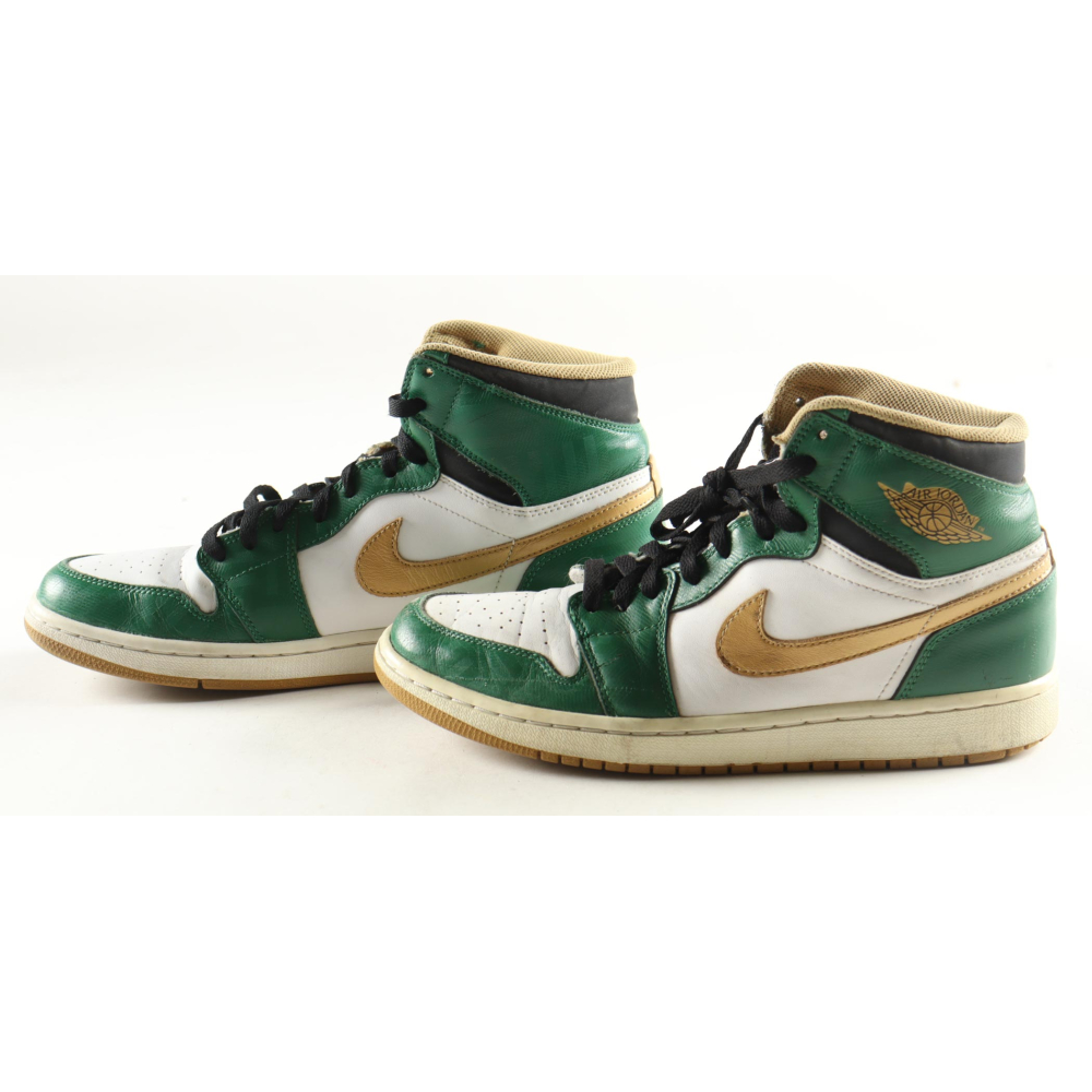 Larry Bird Signed Pair Of Nike Air Jordan Basketball Shoes (PSA ...