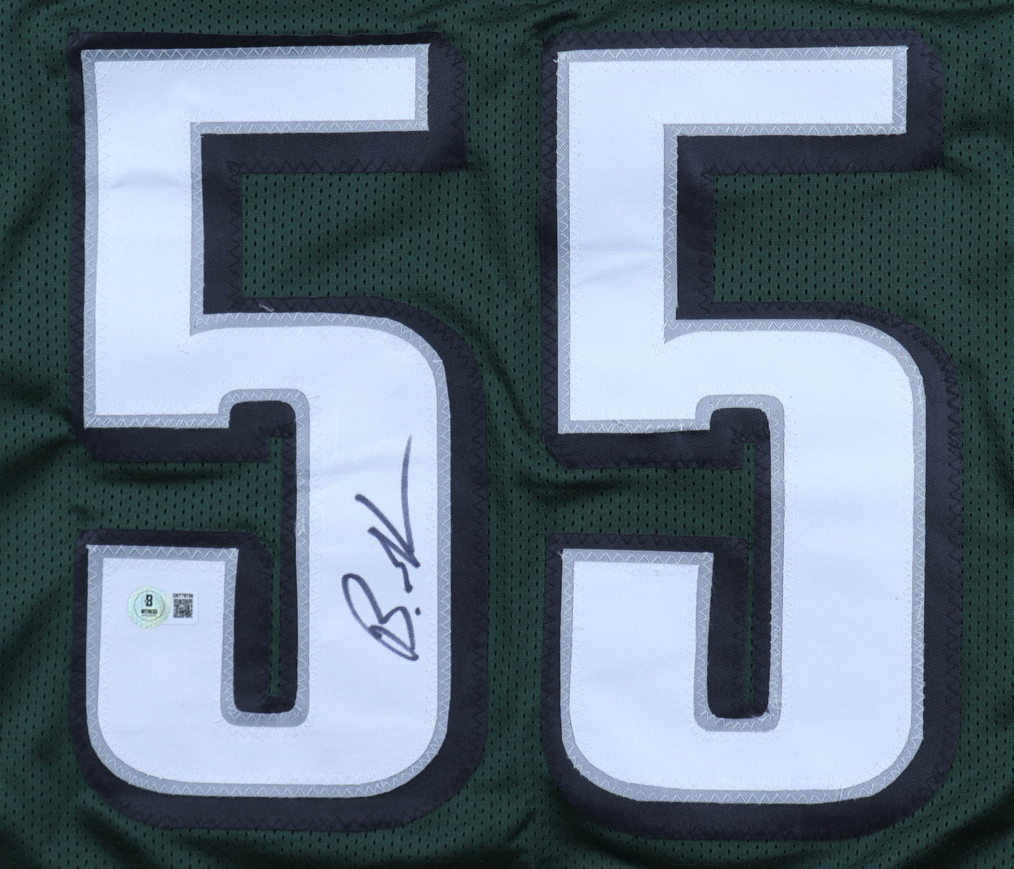 Brandon Graham Signed Career Highlight Stat Jersey (Beckett) | Pristine ...