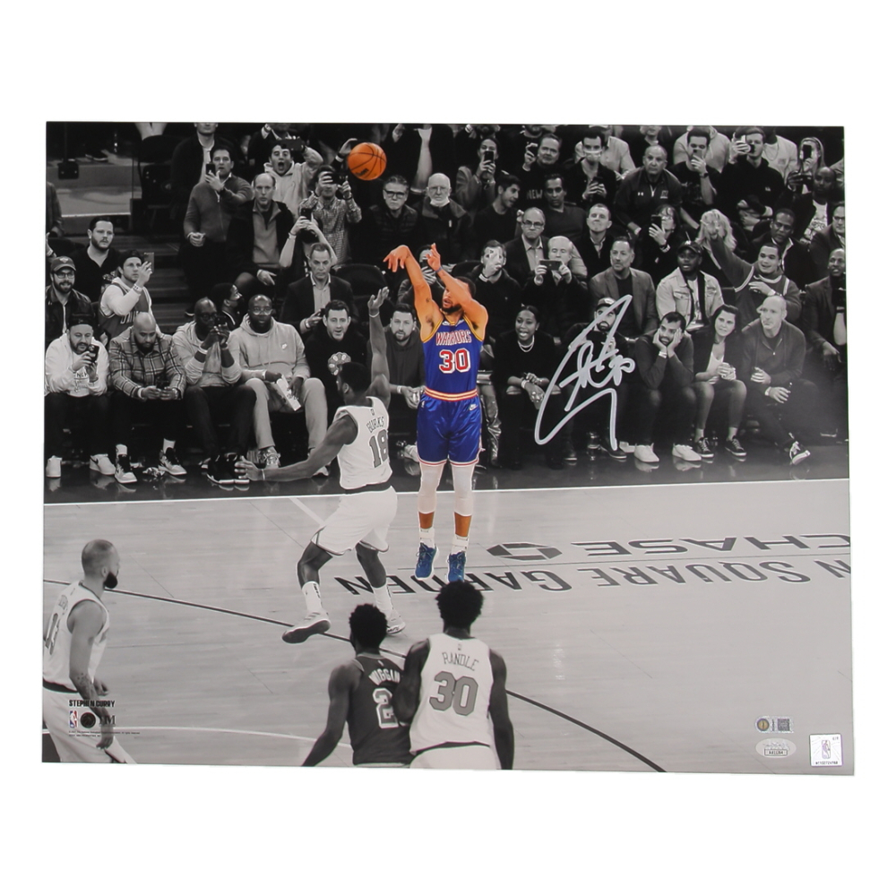 Steph Curry Signed 16x20 Photo (JSA & USA SM) | Pristine Auction