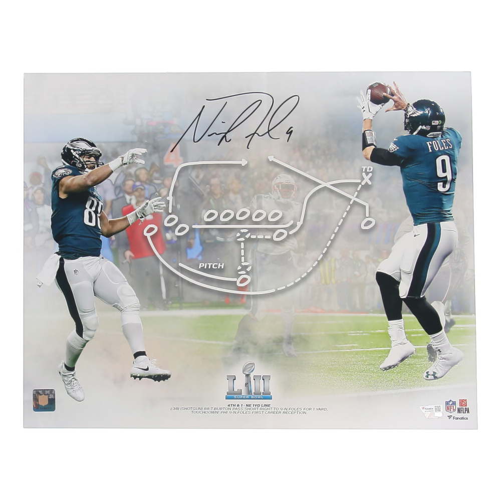 Nick Foles Signed Eagles 16x20 Photo (Fanatics) | Pristine Auction