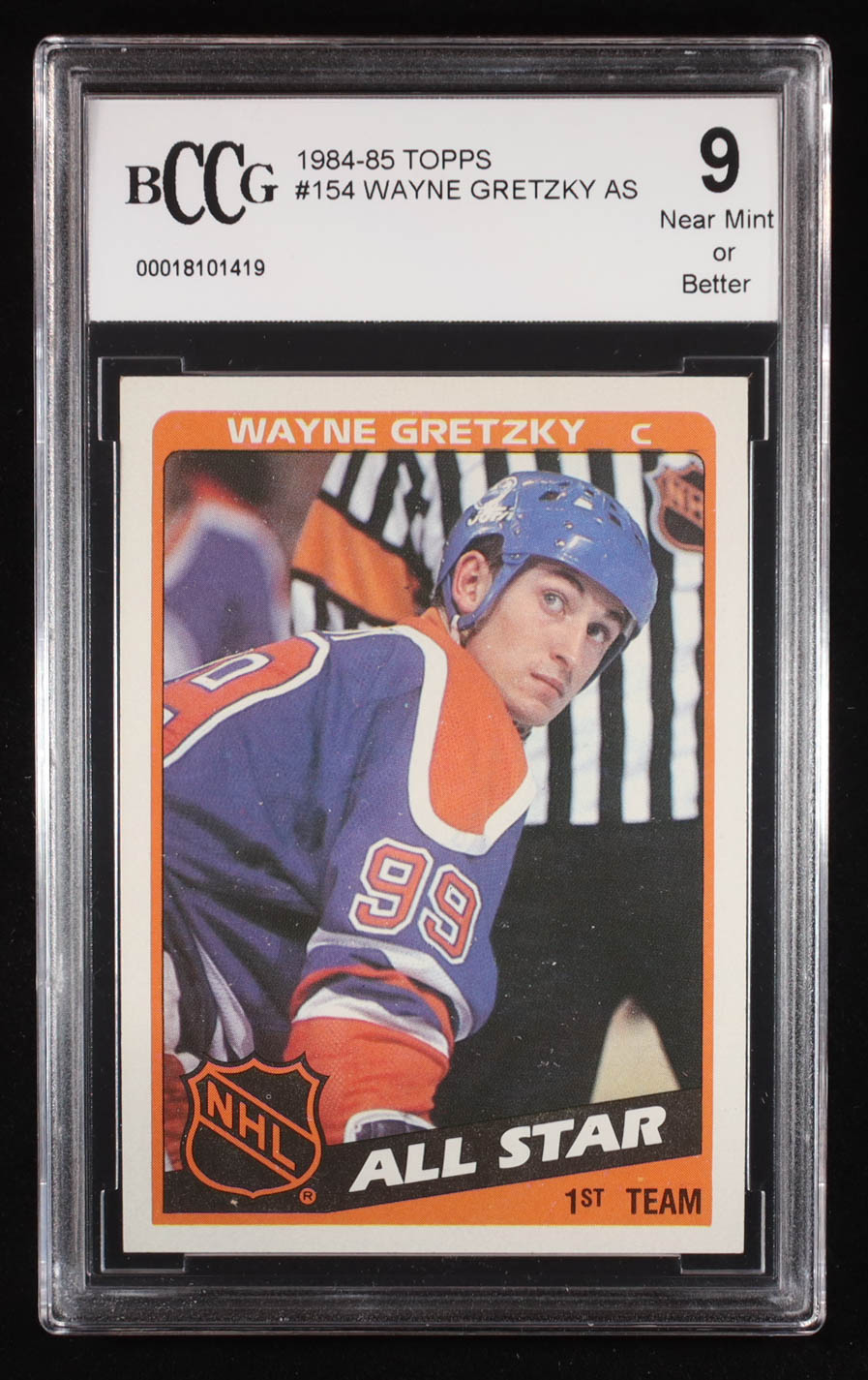 Wayne Gretzky 1984-85 Topps All Star #154 (BCCG 9) | Pristine Auction