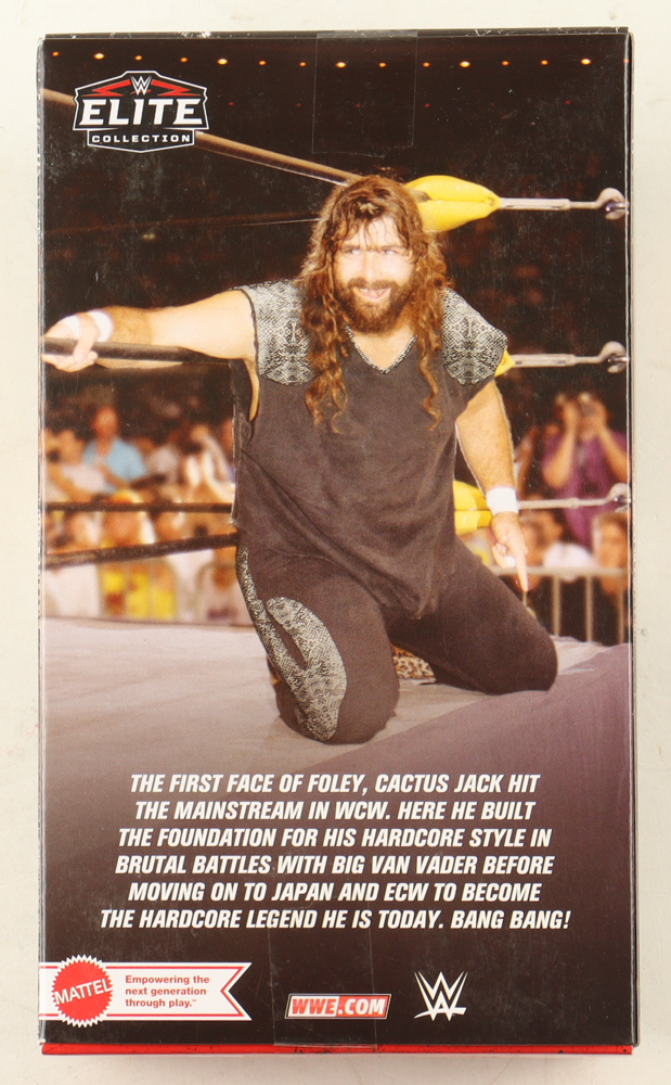 Cactus Jack Signed WWE Elite Ringside Exclusive Action Figure ...