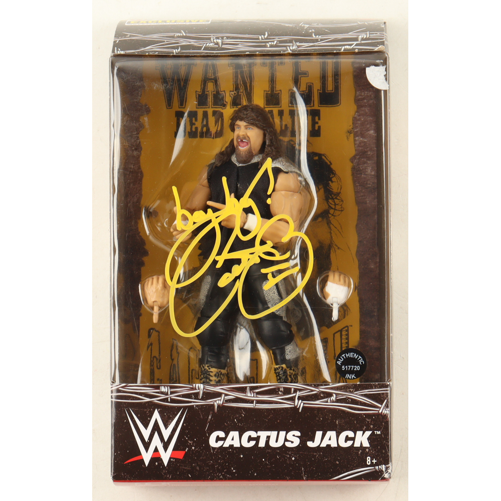 Cactus Jack Signed WWE Elite Ringside Exclusive Action Figure ...