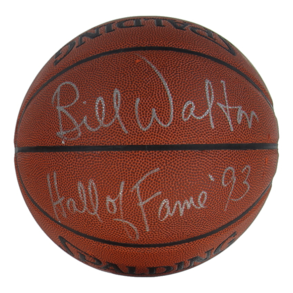 Bill Walton Signed NBA Basketball Inscribed "Hall Of Fame 93" (PSA ...