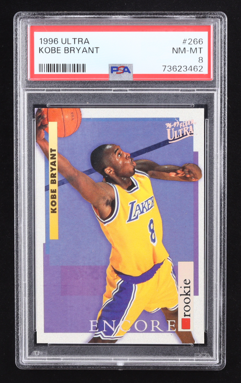Kobe Bryant 1996-97 Ultra #266 RE RC (PSA 8) | Pristine Auction