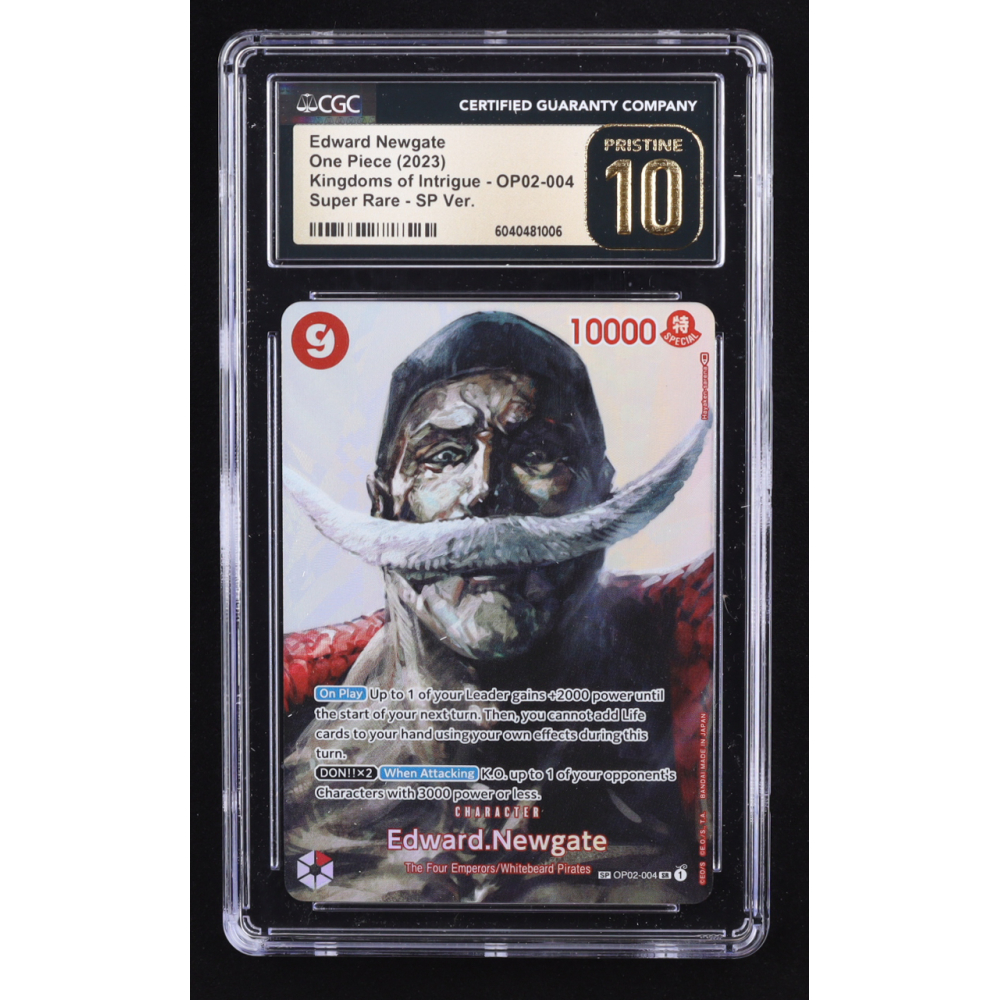 Edward Newgate 2023 One Piece Kingdoms of Intrigue #OP02004 (CGC 10 ...
