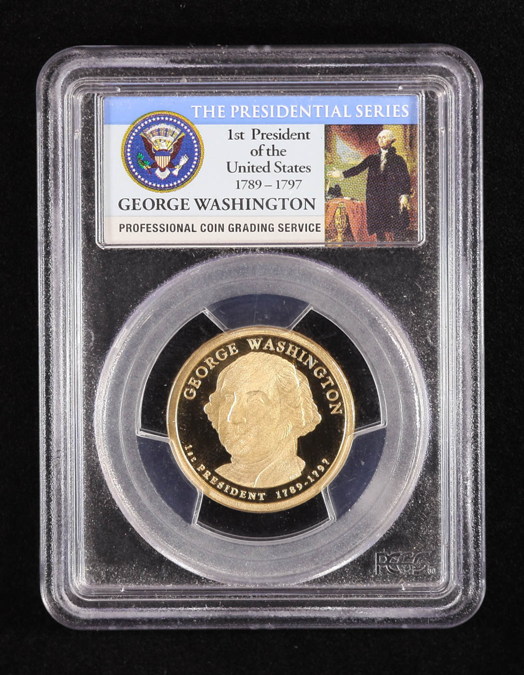 2007-S U.S. Presidential Proof $1 Coin - George Washington 1st ...