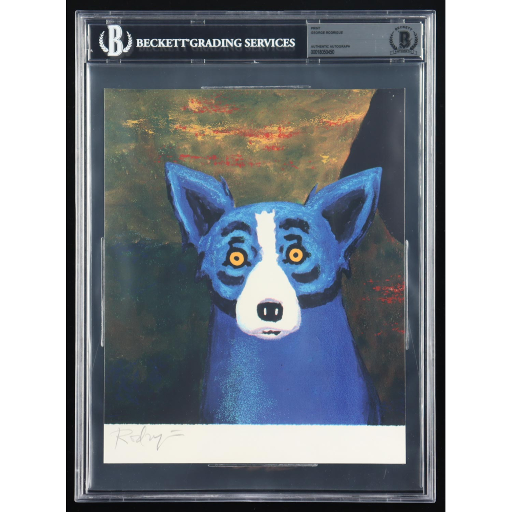 George Rodrigue Signed 8x10 Art Print (BAS) | Pristine Auction