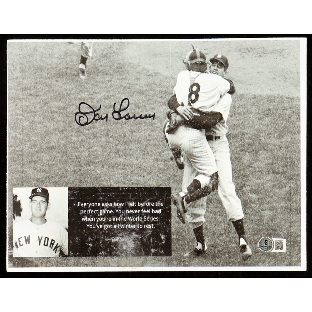 Don Larsen Signed Yankees 8x10 Photo (Beckett) | Pristine Auction