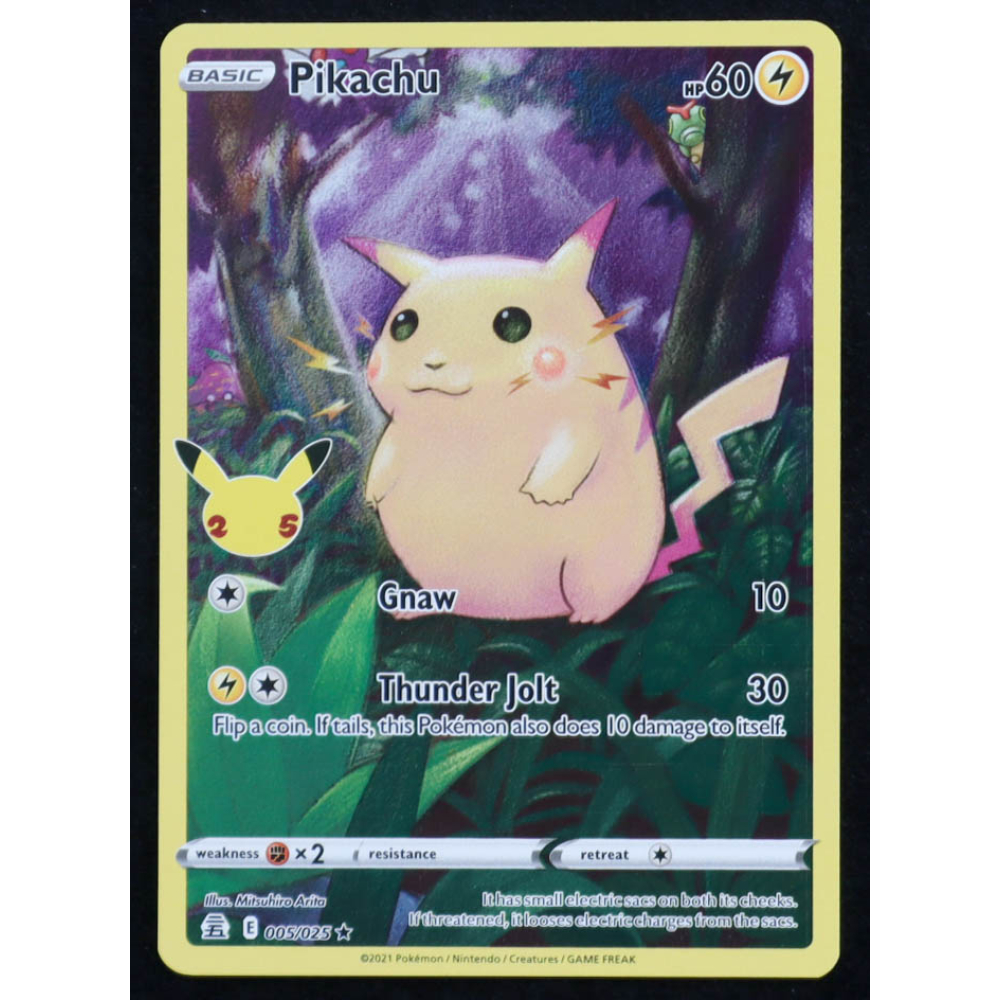 Pikachu 2021 Pokemon Celebrations #5 HOLO | Pristine Auction