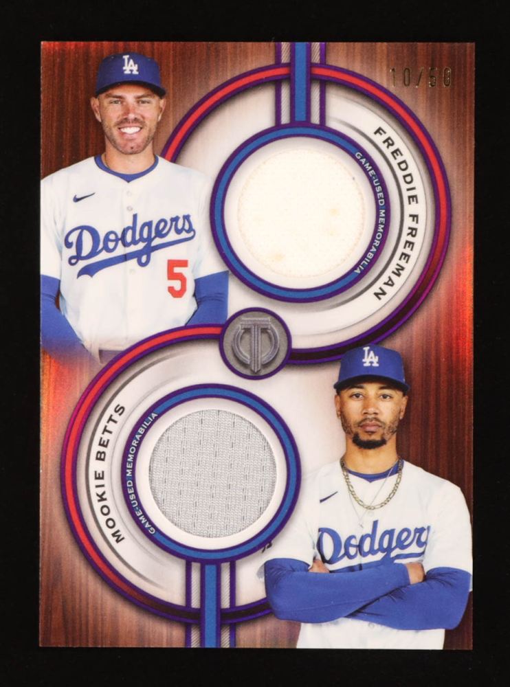 Freddie Freeman / Mookie Betts 2025 Topps Tribute #TPDR-FB Dual-Player ...