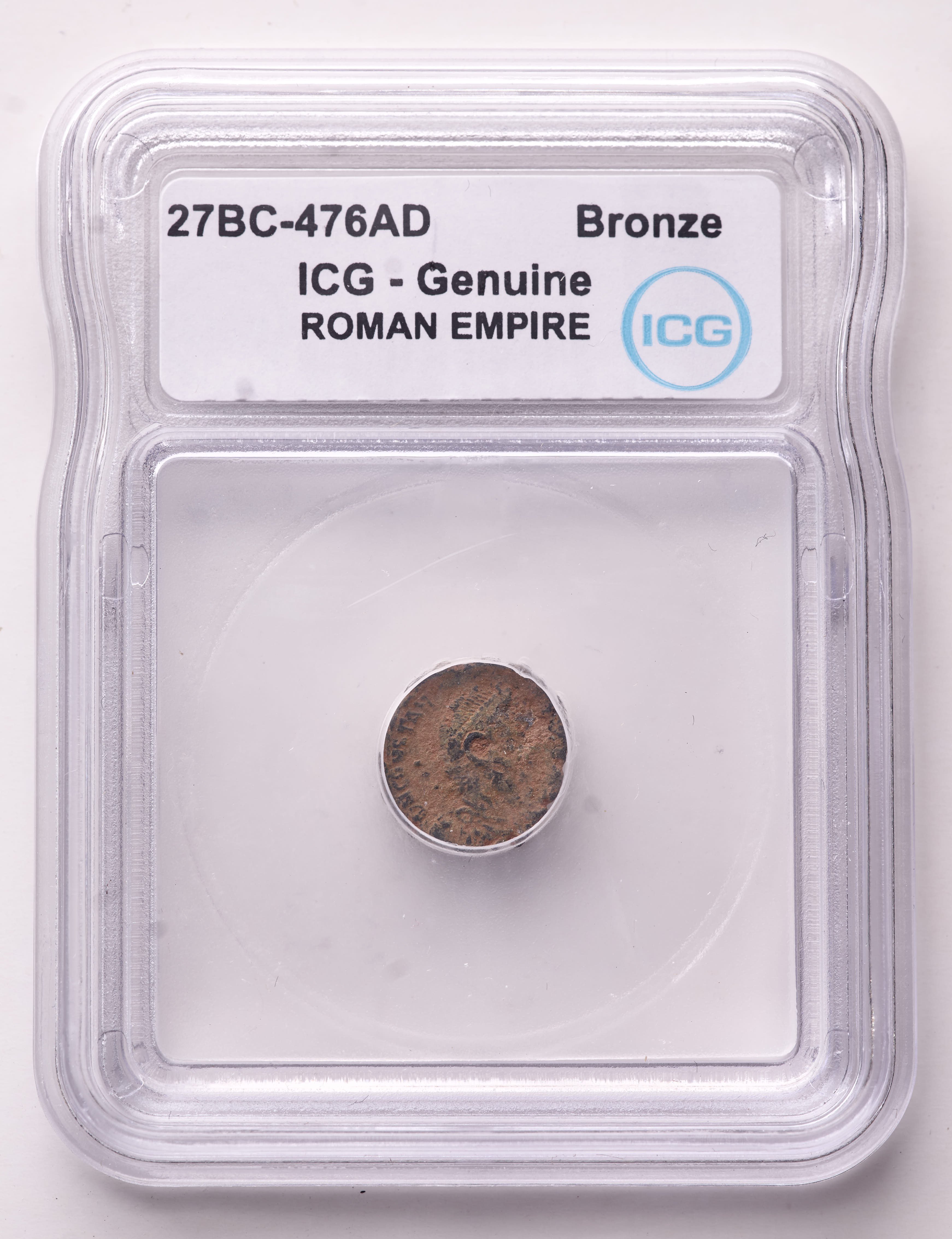 27 B.C. - 476 A.D. Roman Empire Ancient Bronze Coin (ICG) | Pristine ...