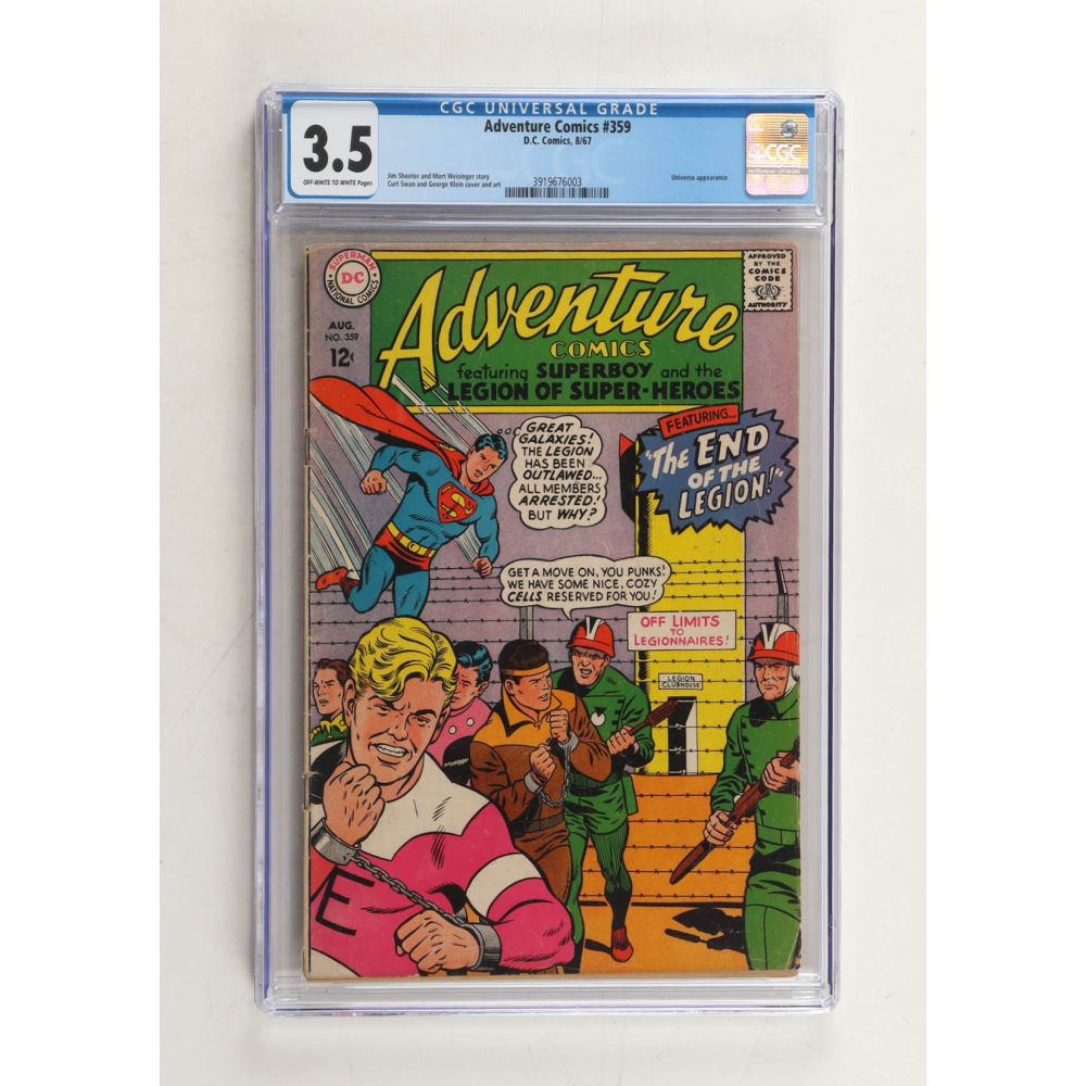 1967 "Adventure Comics" Issue #359 D.C. Comic Book (CGC 3.5) | Pristine ...