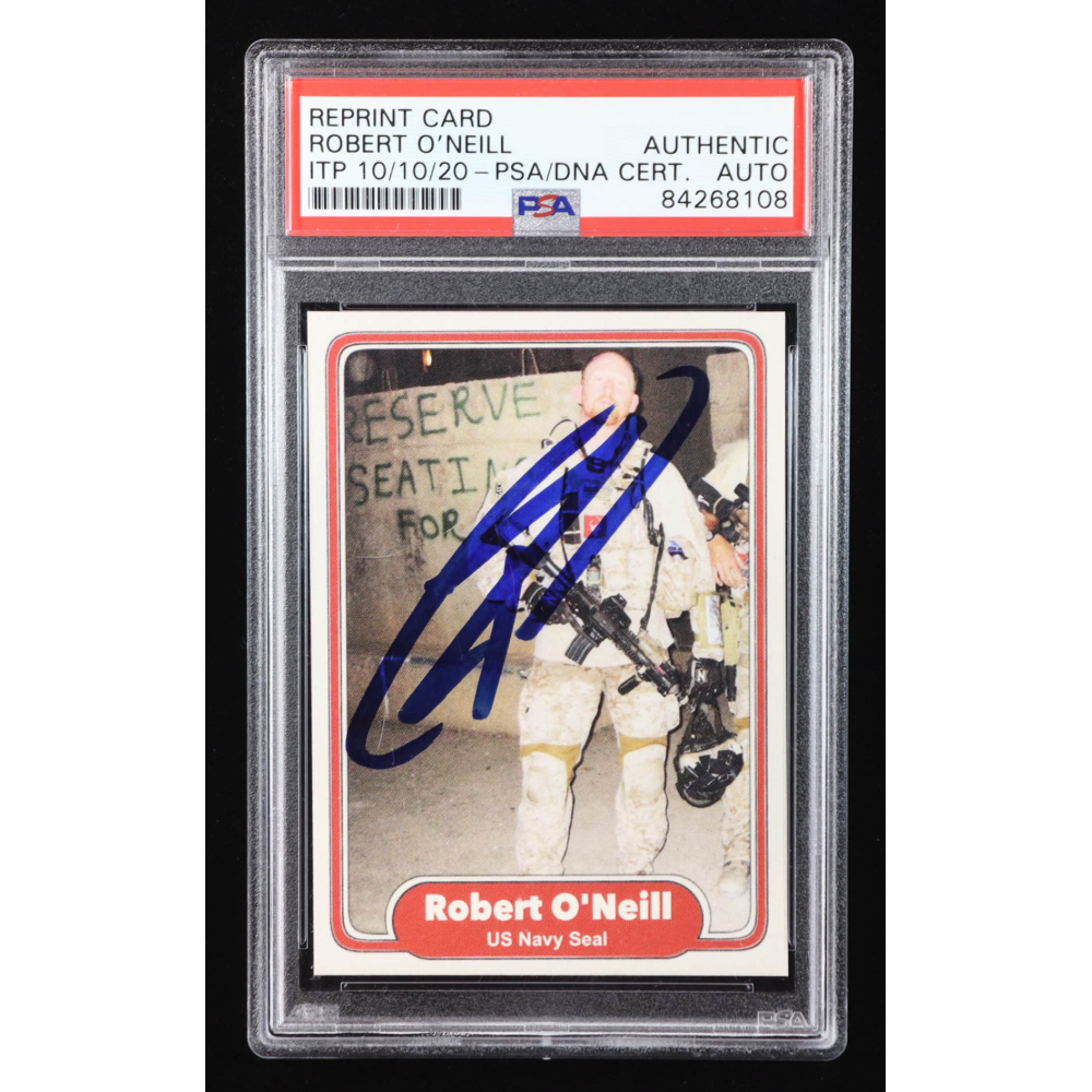 Robert O'Neill Signed ITP 10/10/20 Turning Memories Into Mementos Card (PSA) | Pristine Auction