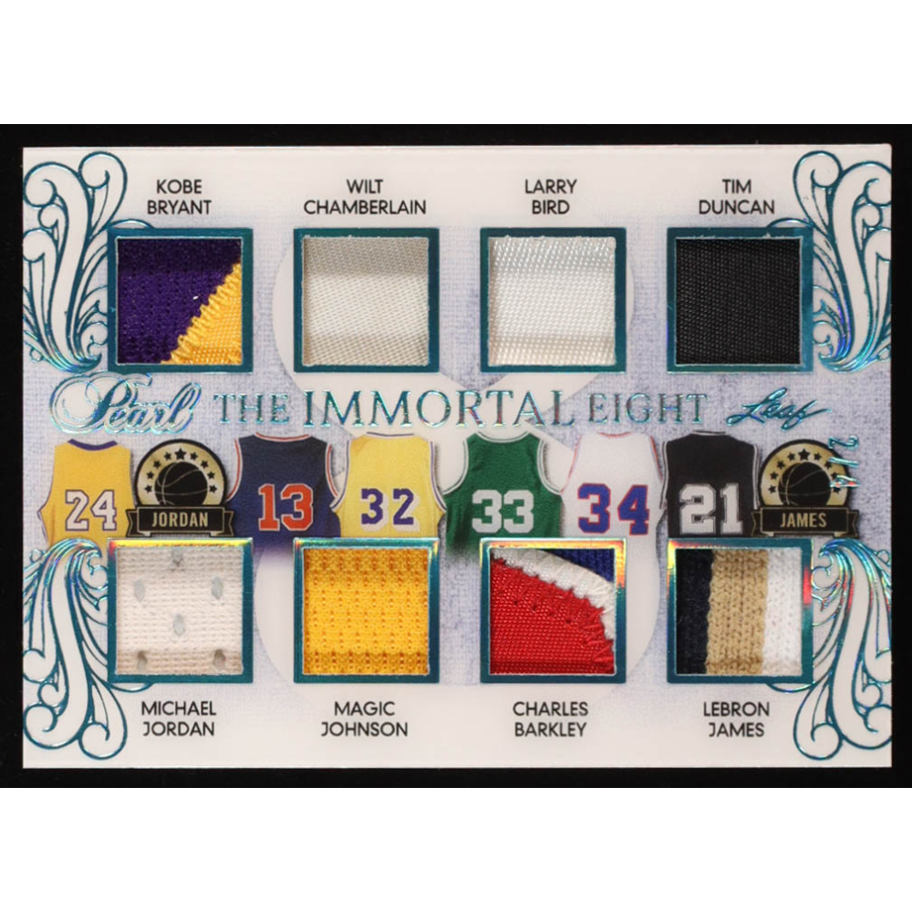 2019 Leaf Pearl The Immortal Eight Platinum Kobe Bryant / Michael ...