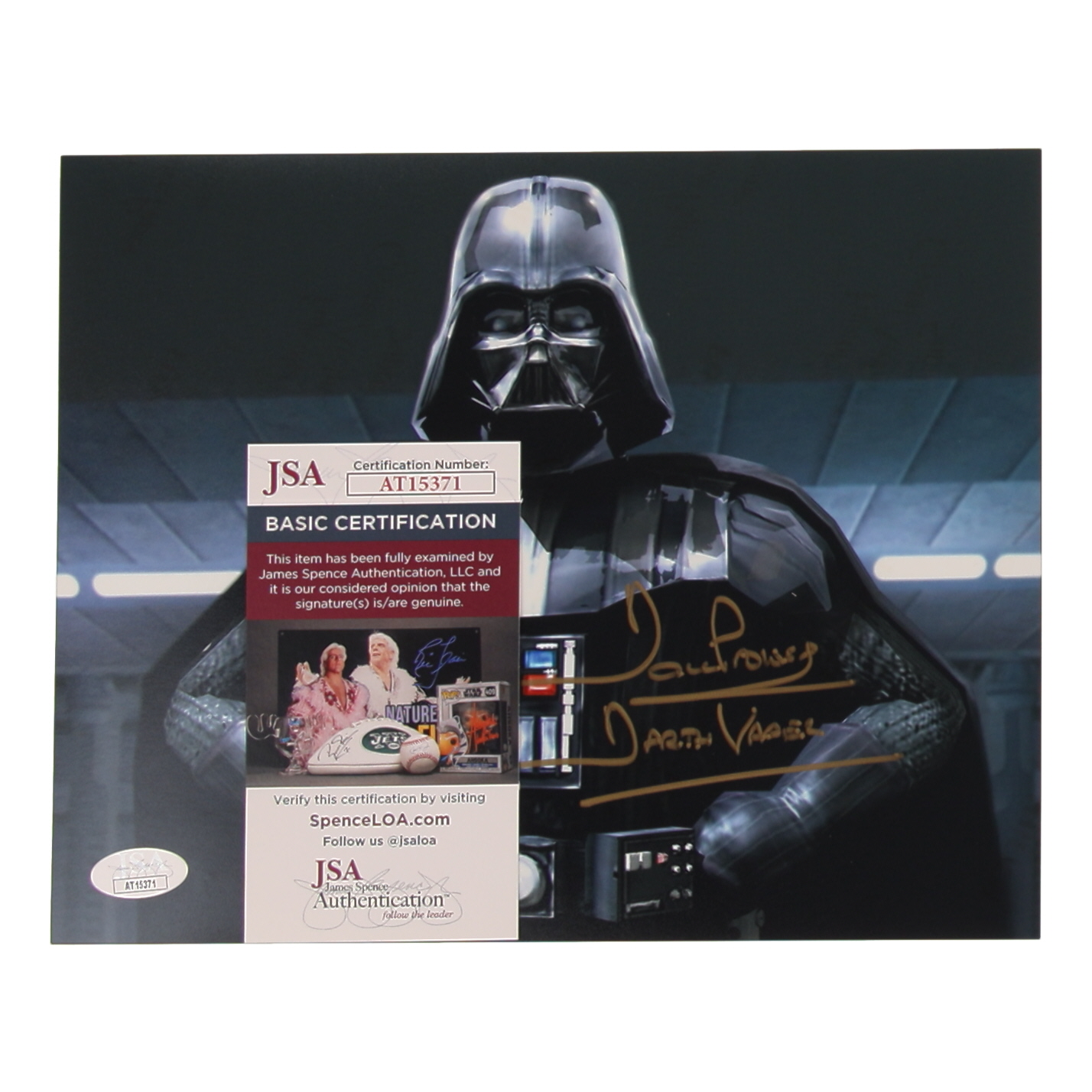 David Prowse Signed "Star Wars" 8x10 Photo Inscribed "Darth Vader" (JSA ...