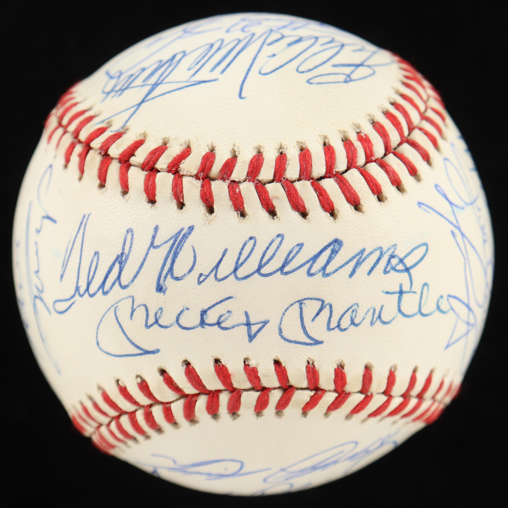 Hank Aaron, Mickey Mantle, Willie Mays, Ted Williams, Ken Griffey Jr ...