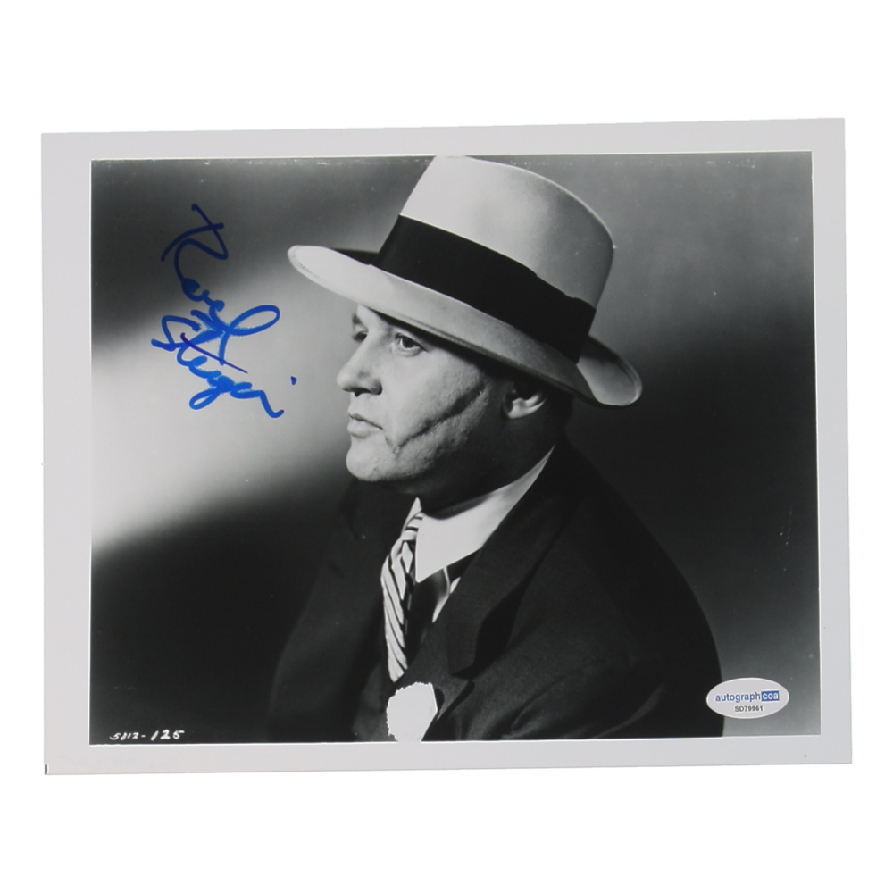Rod Steiger Signed "Al Capone" 8x10 Photo (ACOA) | Pristine Auction
