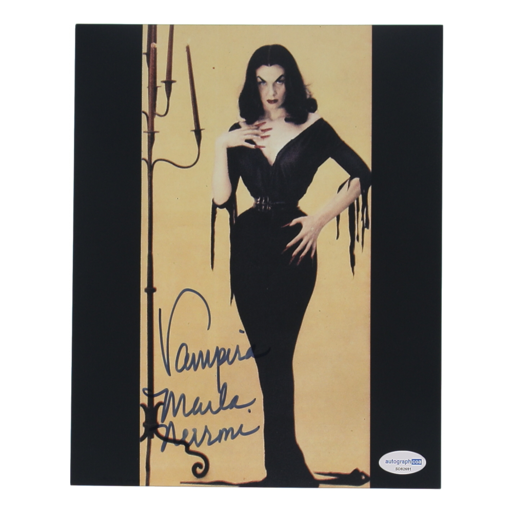 Maila Nurmi Signed "The Vampira Show" 8x10 Photo Inscribed "Vampira ...