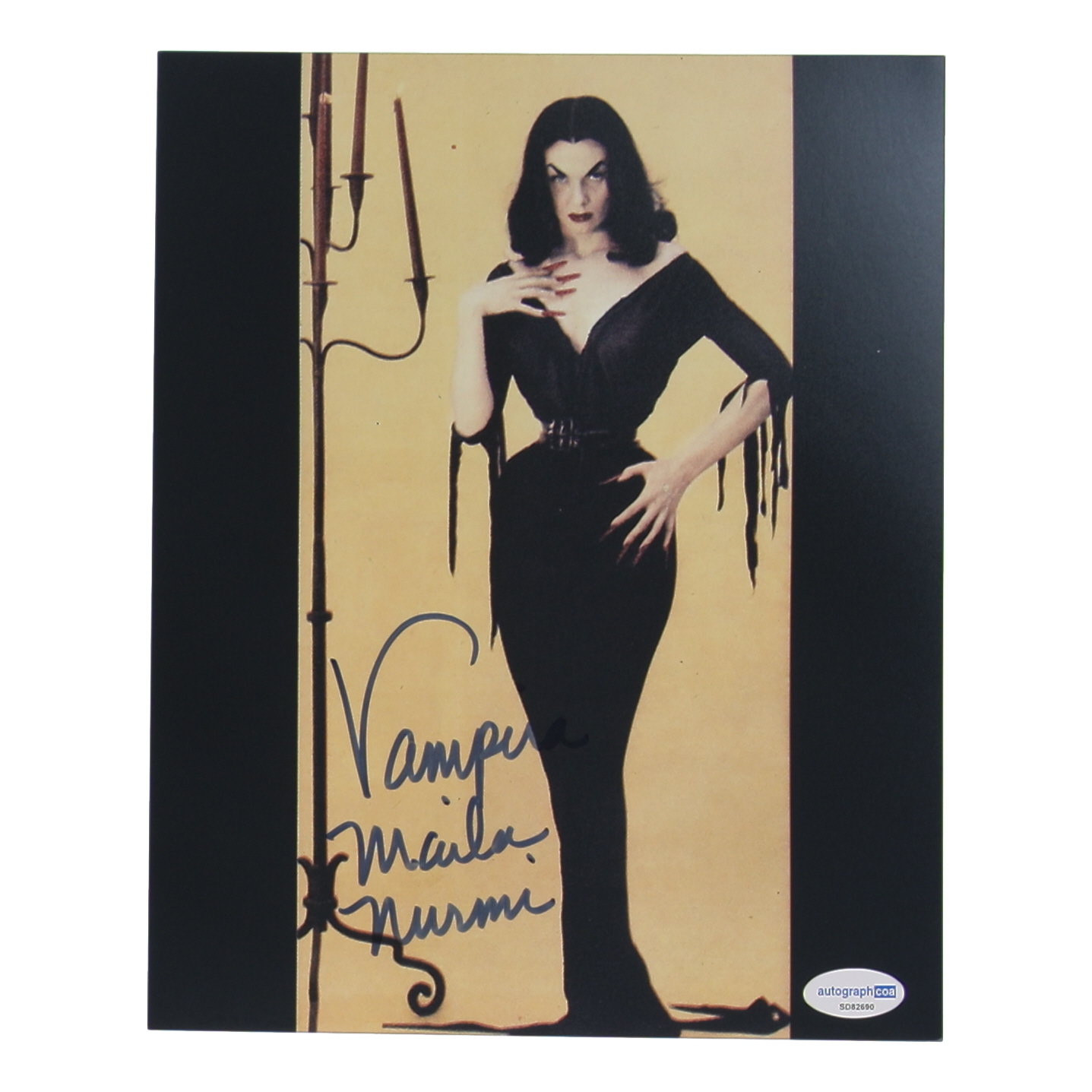 Maila Nurmi Signed "The Vampira Show" 8x10 Photo Inscribed "Vampira ...