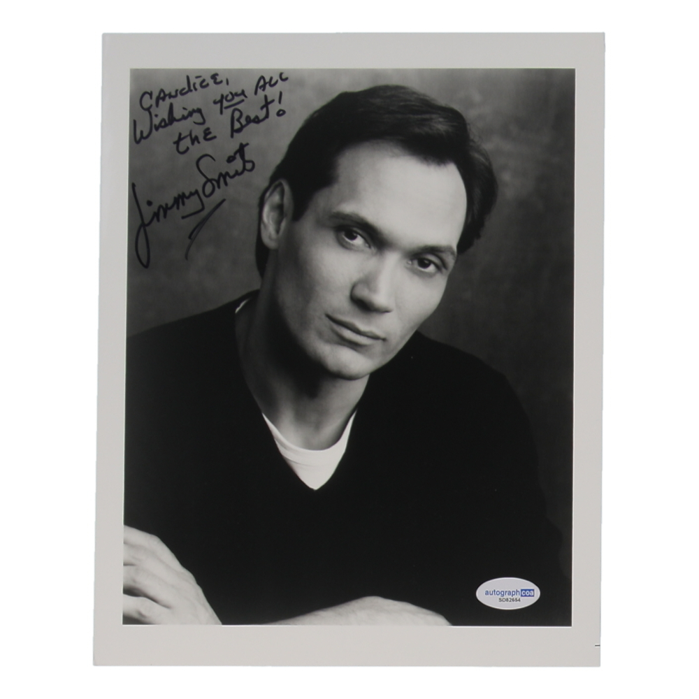 Jimmy Smits Signed 8x10 Photo Inscribed "Wishing You All The Best" (ACOA) | Pristine Auction