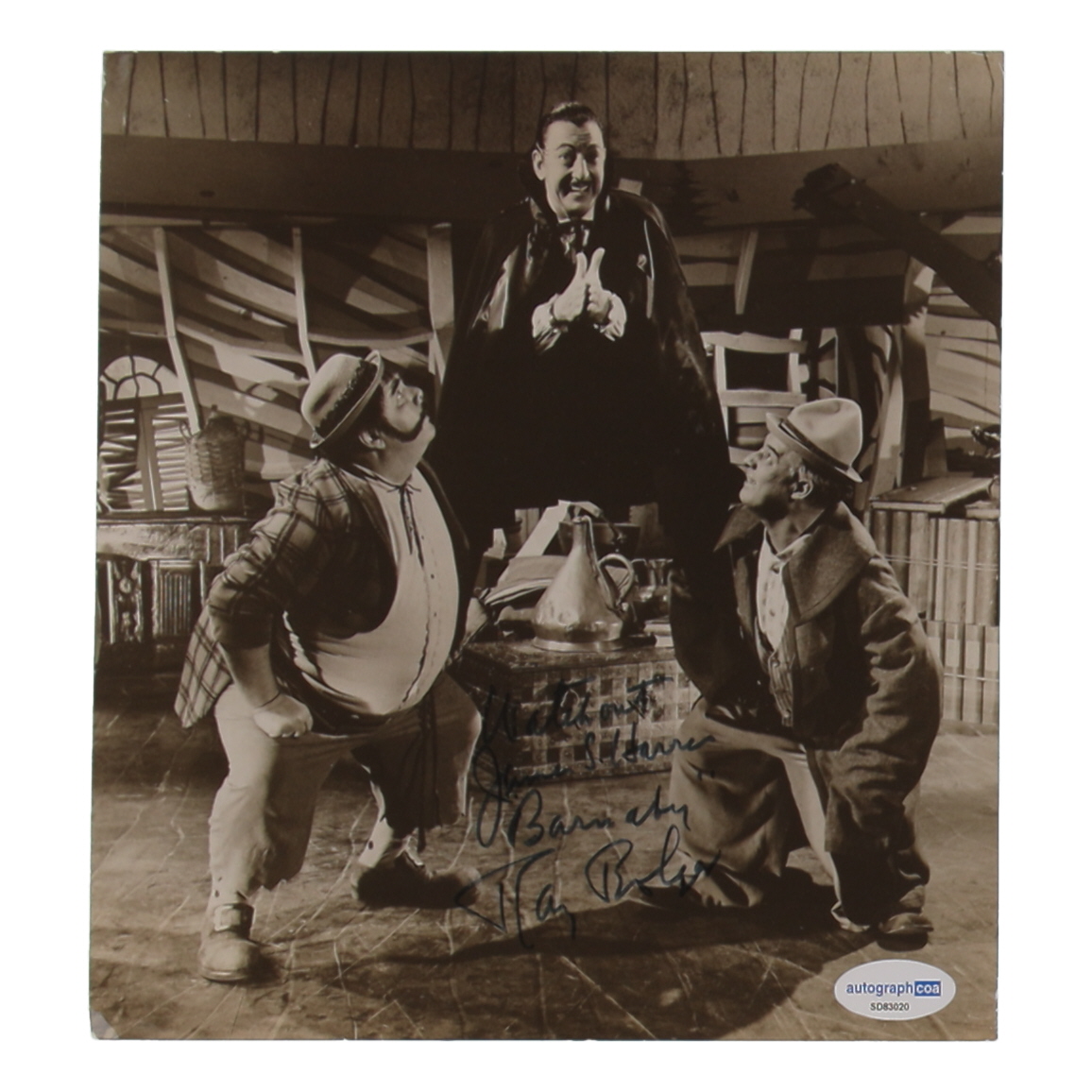 Ray Bolger Signed 7.5x8.5 Photo with Inscription (ACOA) | Pristine Auction