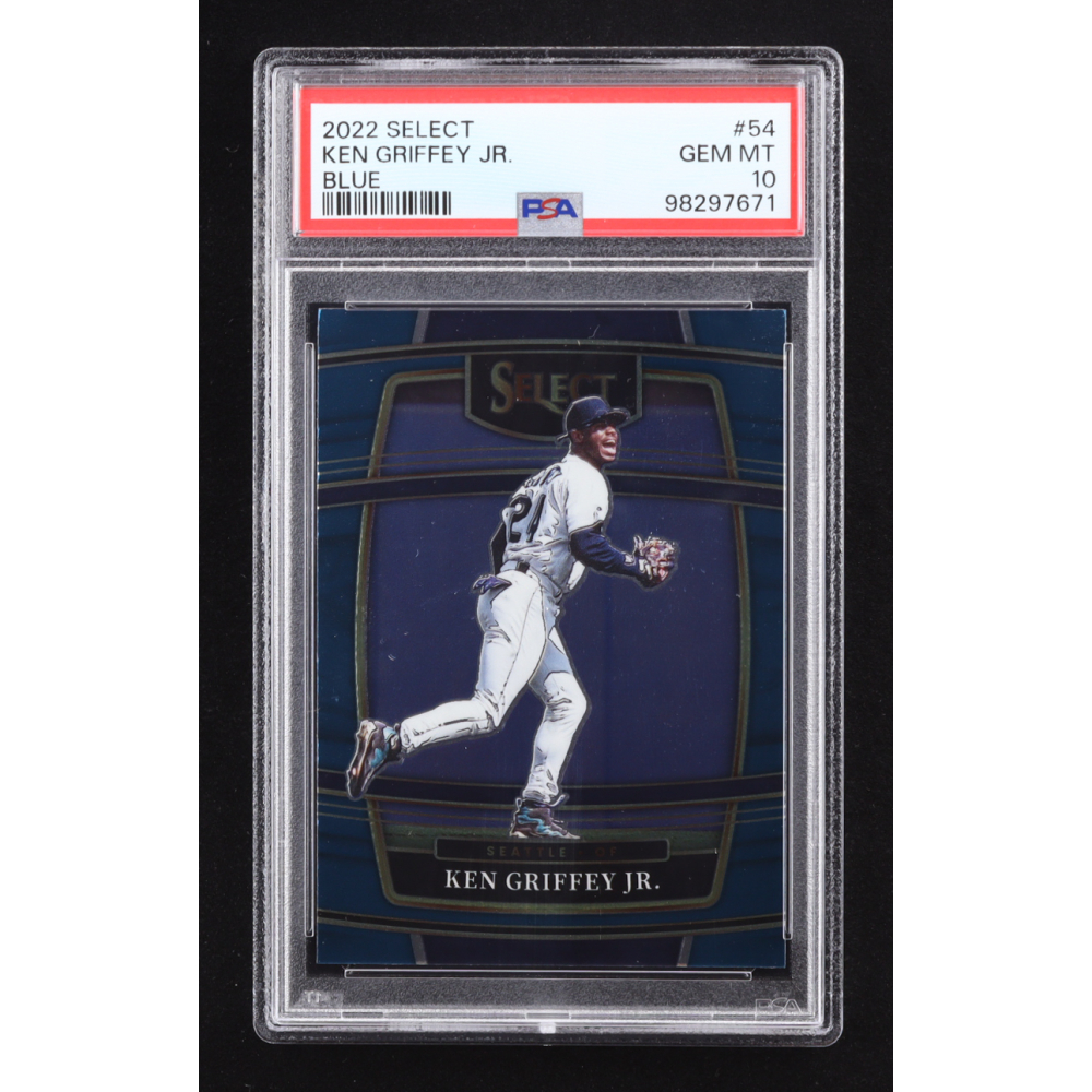 Ken Griffey Jr. 2022 Select Blue #54 (PSA 10) | Pristine Auction