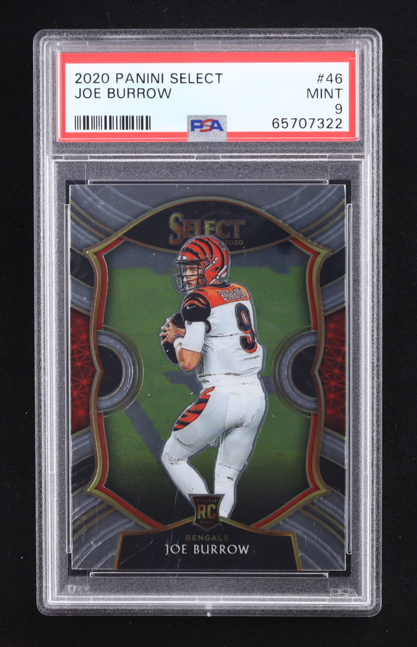 Joe Burrow 2020 Panini Select #46 RC (PSA 9) | Pristine Auction