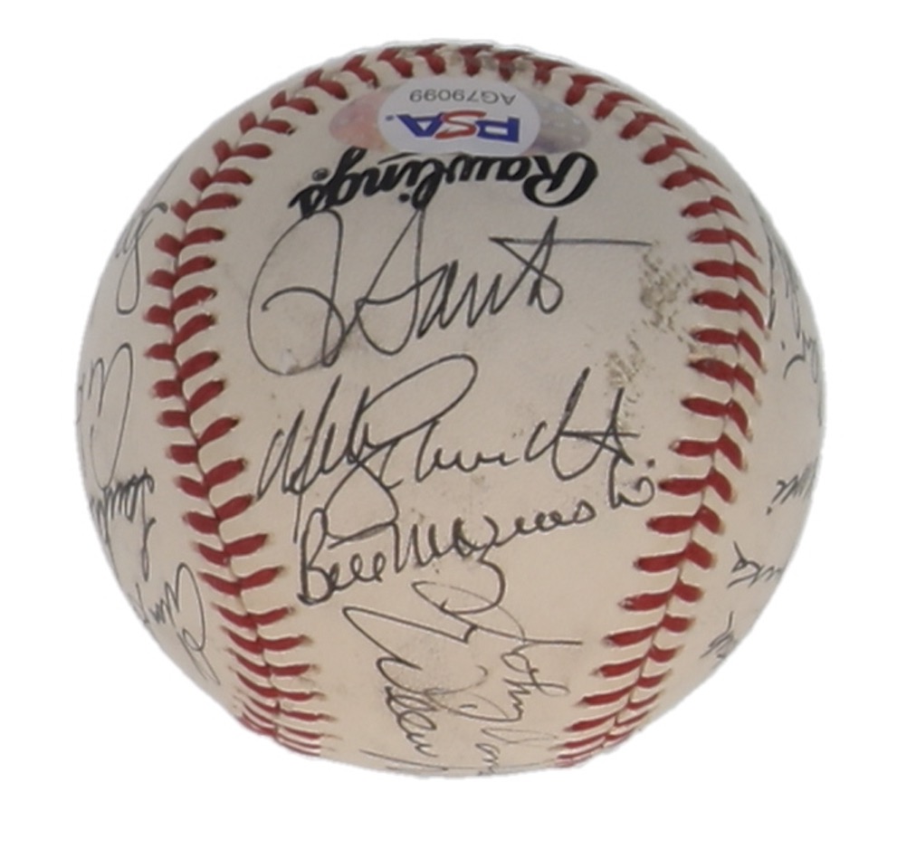 Baseball HOFers & Stars OL Baseball Signed by (19) with Johnny Vander ...