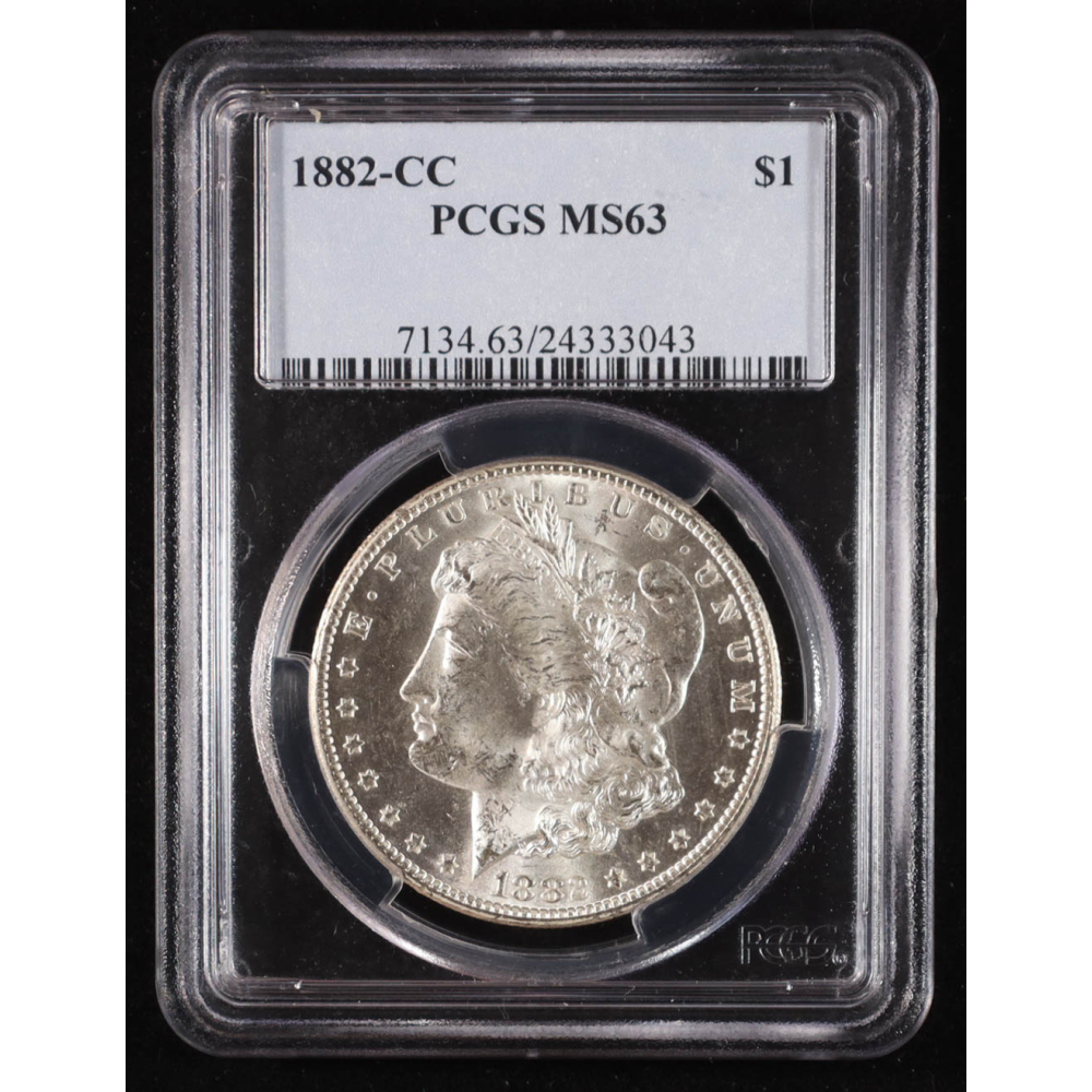 1882-CC Morgan Silver Dollar (PCGS MS63) | Pristine Auction