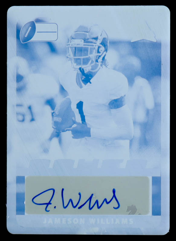 Jameson Williams 2021 Leaf Pro Set Power Football Autographs Base ...