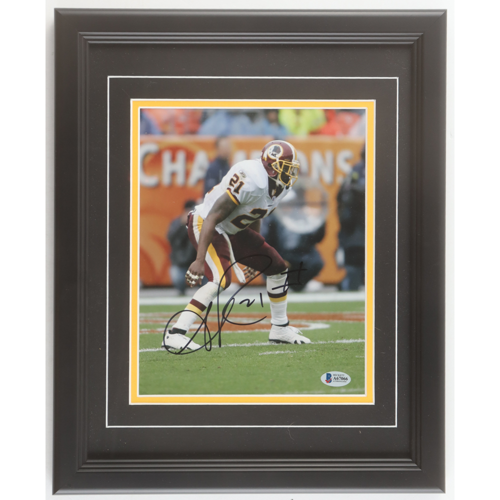Sean Taylor Signed Redskins Custom Framed Photo (Beckett) | Pristine ...