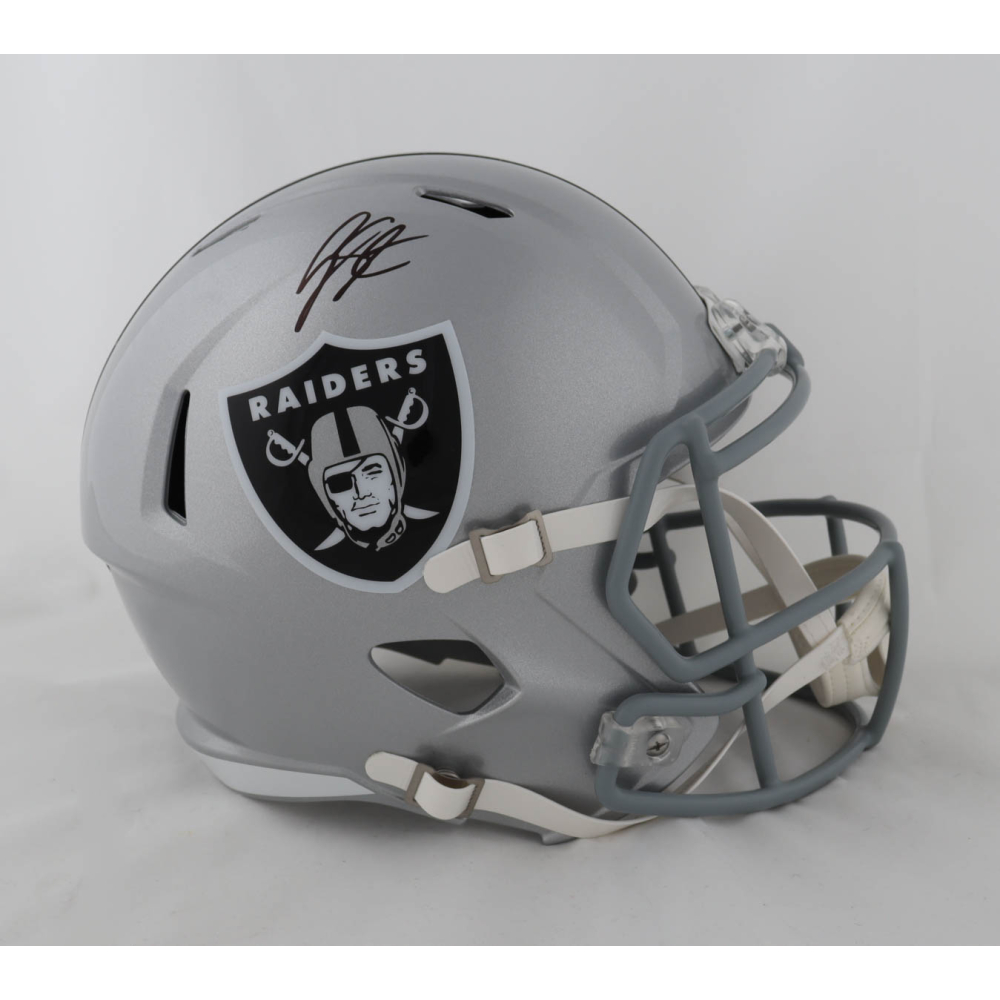 Geno Smith Signed Raiders Full-Size Speed Helmet (Beckett) | Pristine Auction