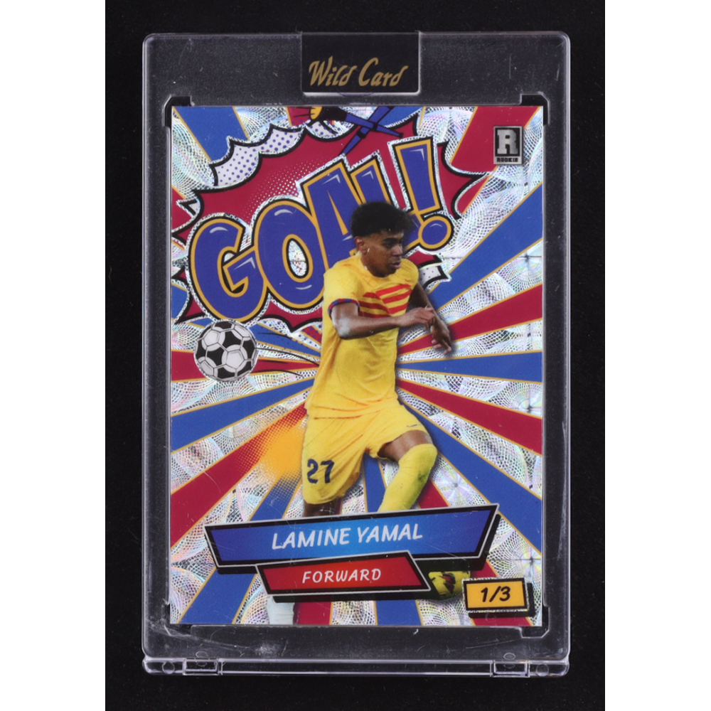 Lamine Yamal 2024 Wild Card Lamine Yamal Comix #ACGR-LY2 Red / Blue ...