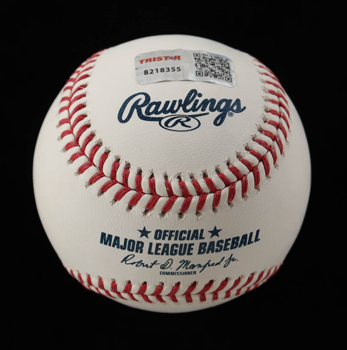 Pat Borders Signed OML Baseball Inscribed "92 WS MVP" (TriStar ...