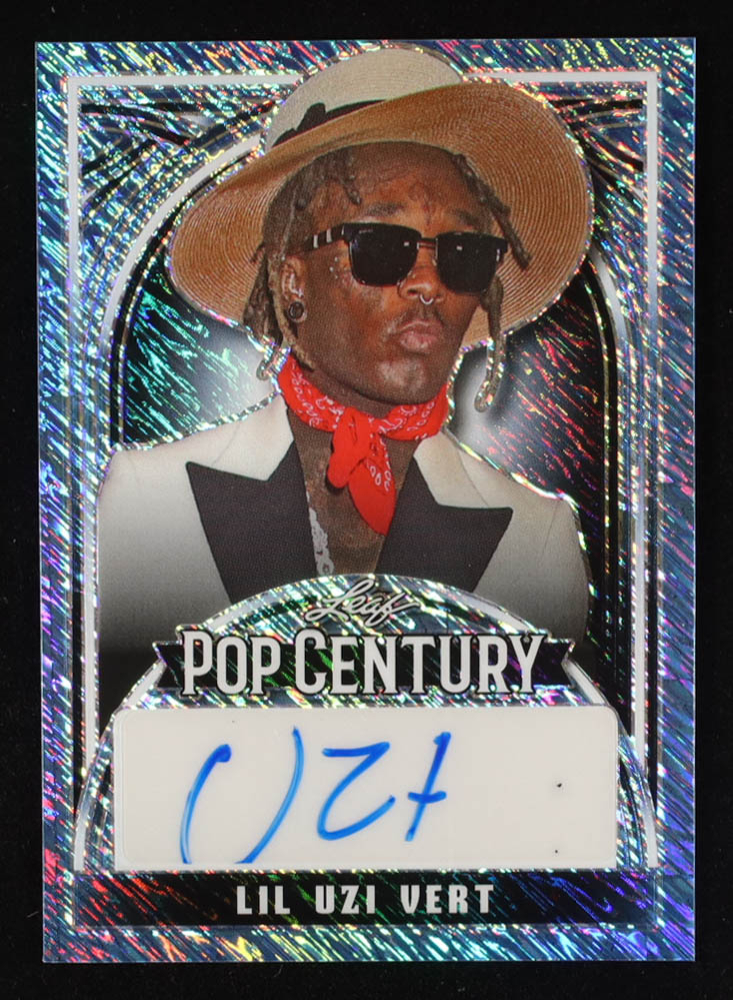 Lil Uzi Vert 2024 Leaf Metal Pop Century #VS-LUV Vinyl Signs Autographs ...