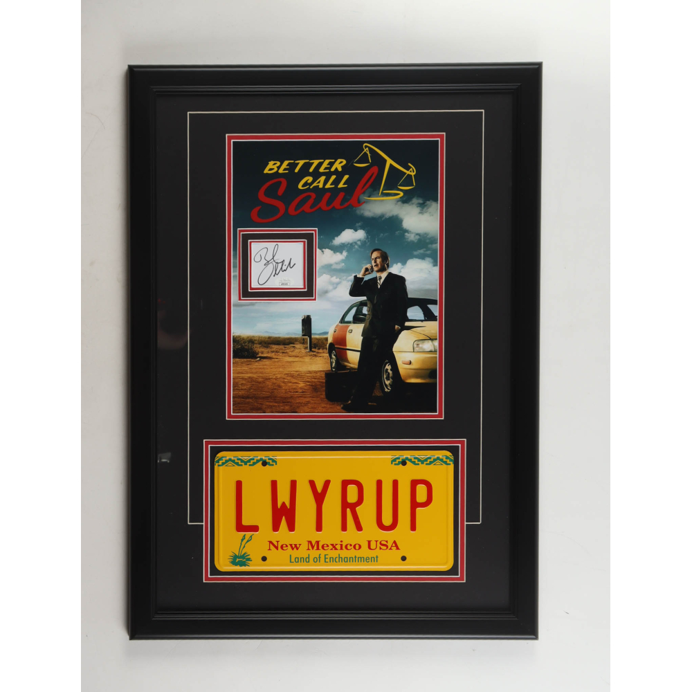 Bob Odenkirk Signed "Better Call Saul" Custom Framed Cut Display With ...
