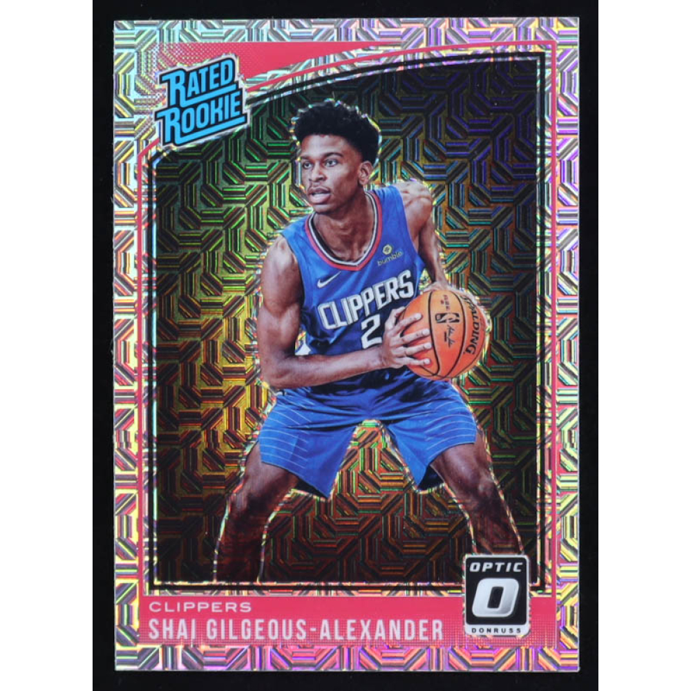 Shai Gilgeous-Alexander 2018-19 Donruss Optic Choice #162 RR RC | Pristine Auction