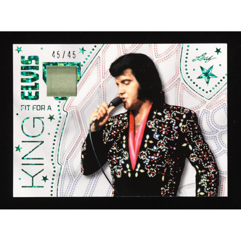Elvis Presley 2024 Leaf Elvis Presley Icons Collection Fit for a King ...